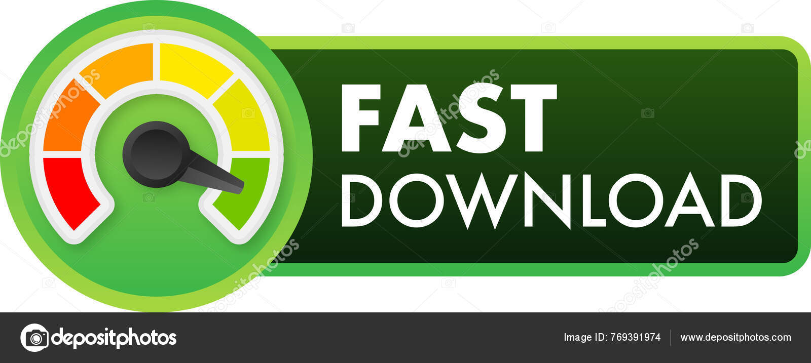 Speed Test Meter Showing Fast Download Speed Internet Speed Test ...