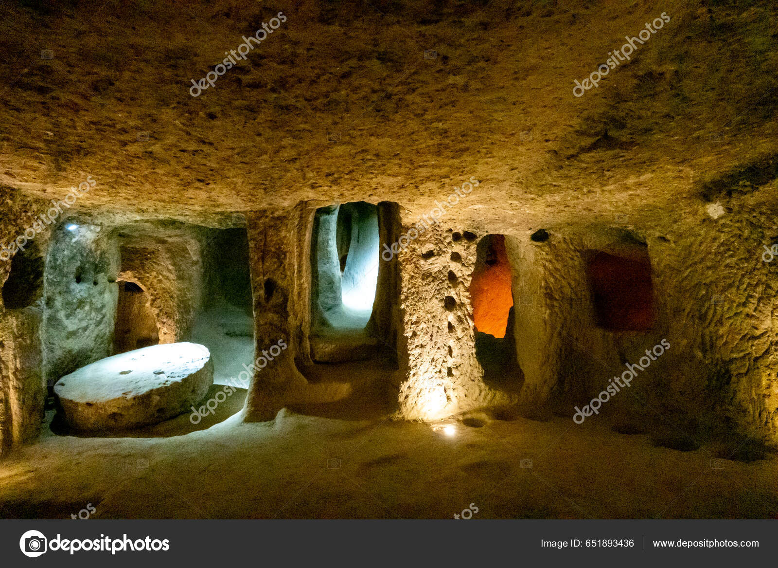 Kaymakli Underground City Remarkable Subterranean Complex Located ...