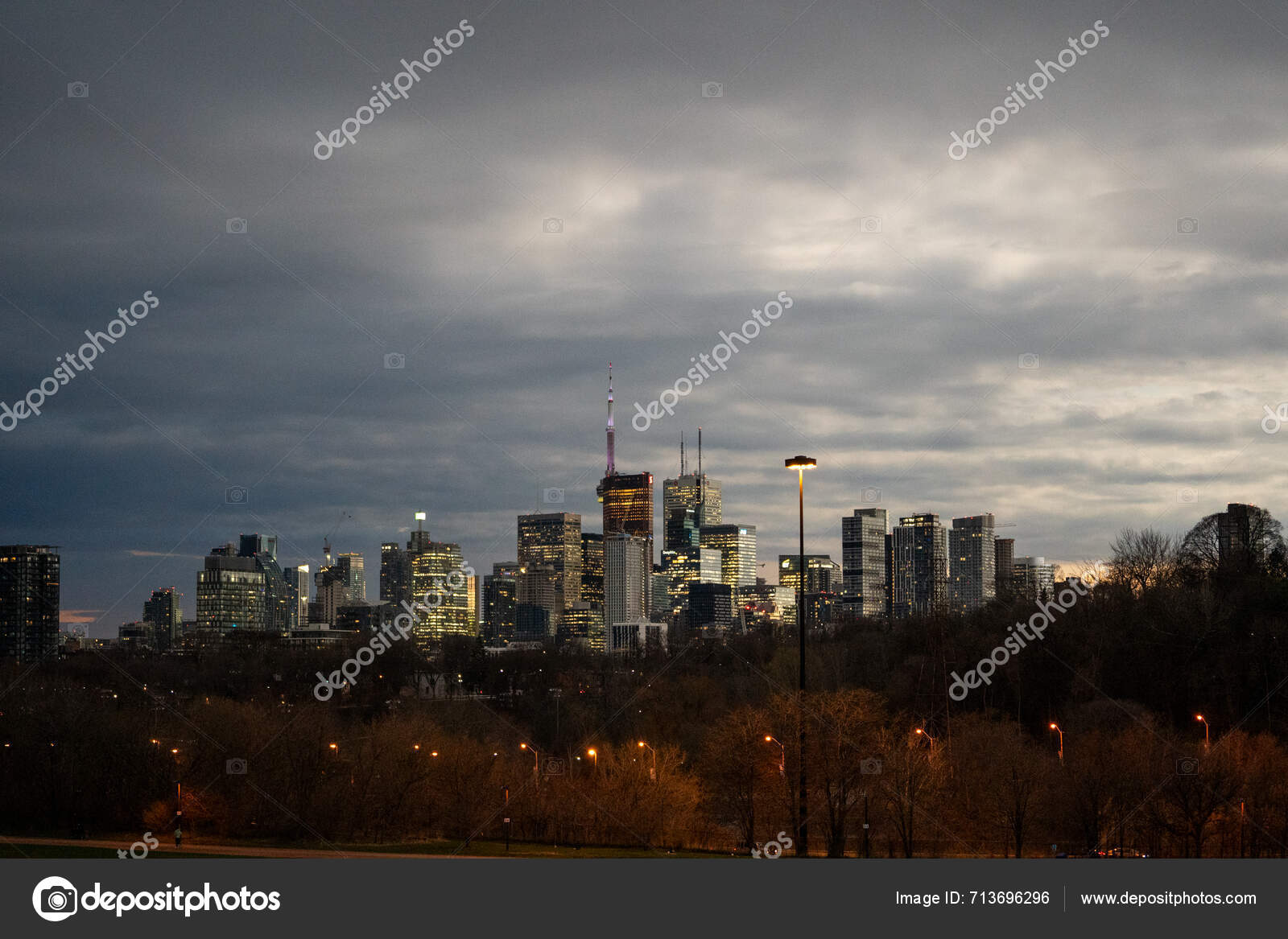 Toronto Canada April 2024 Beginning Partial Solar Eclipse Natural ...