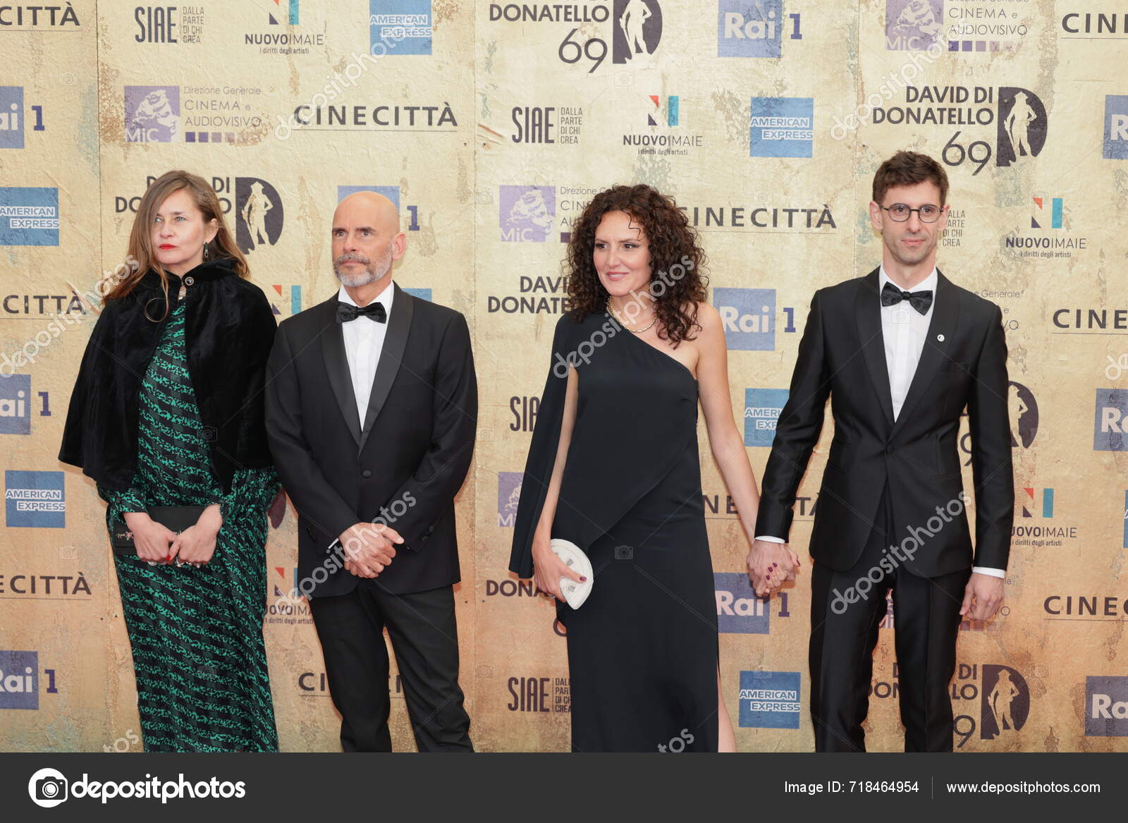 Roma Maggio 2024 Protagonisti Del Tappeto Rosso Della Cerimonia ...
