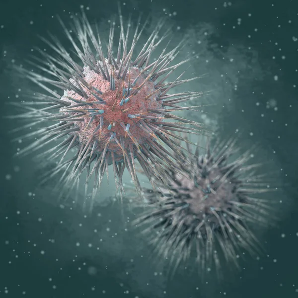 Medical Background Herpes Simplex Virus Type One Herpesvirus Family ...