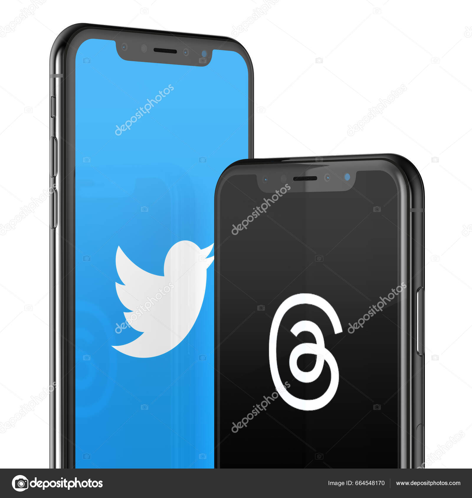 Meta Unveils Threads New App Challenge Twitter Rendering Illustration — Stock Editorial Photo ...