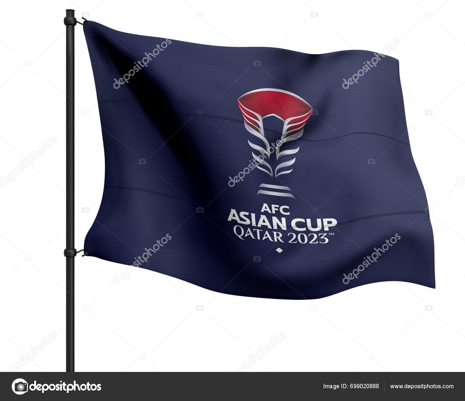 Karachi Pakistan March Afc Asian Cup Trophy 2024 Celebration Winning ...