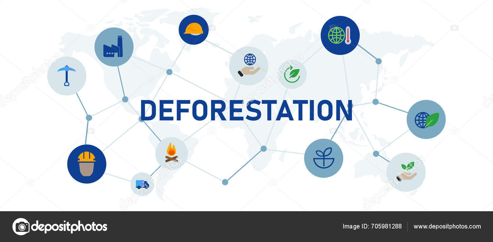 Deforestation Cutting Tree Nature Ecology Environment Destroy Forest ...