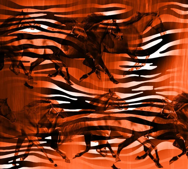 100,000 Wild horses running Vector Images | Depositphotos