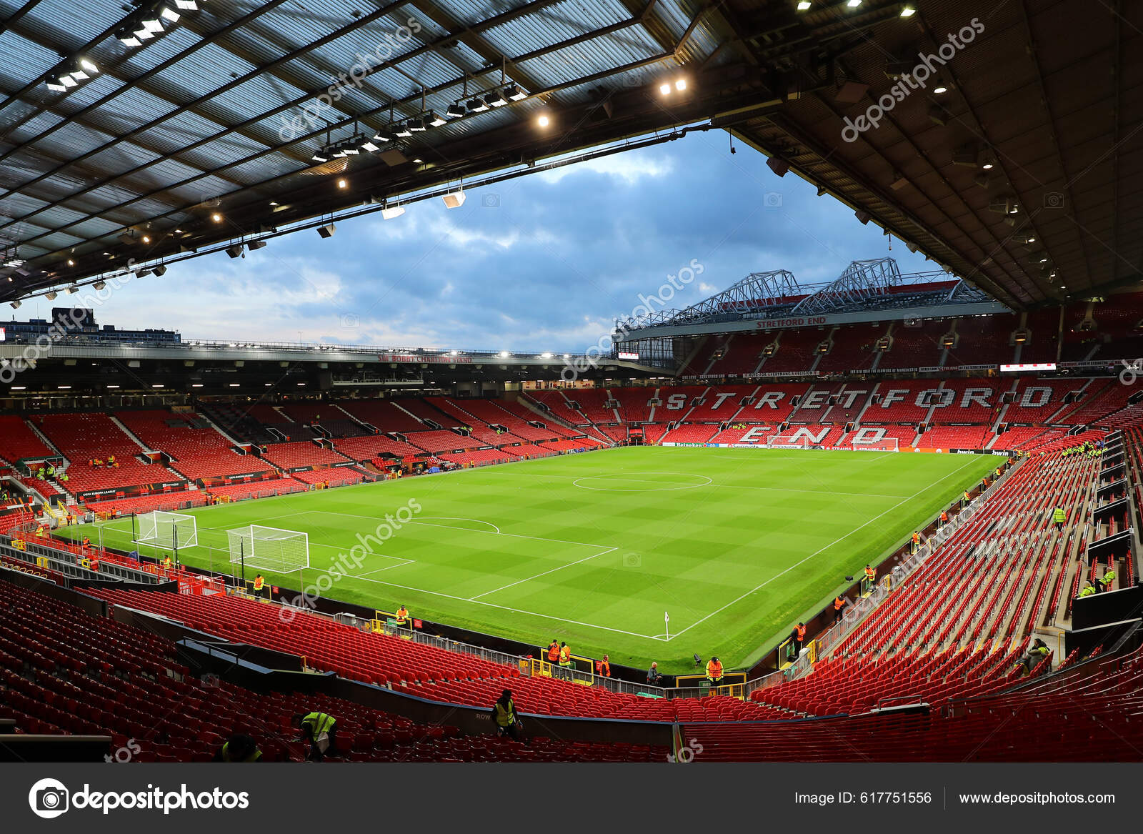 General View Old Traford Stadium Uefa Europa League Match Manchester ...