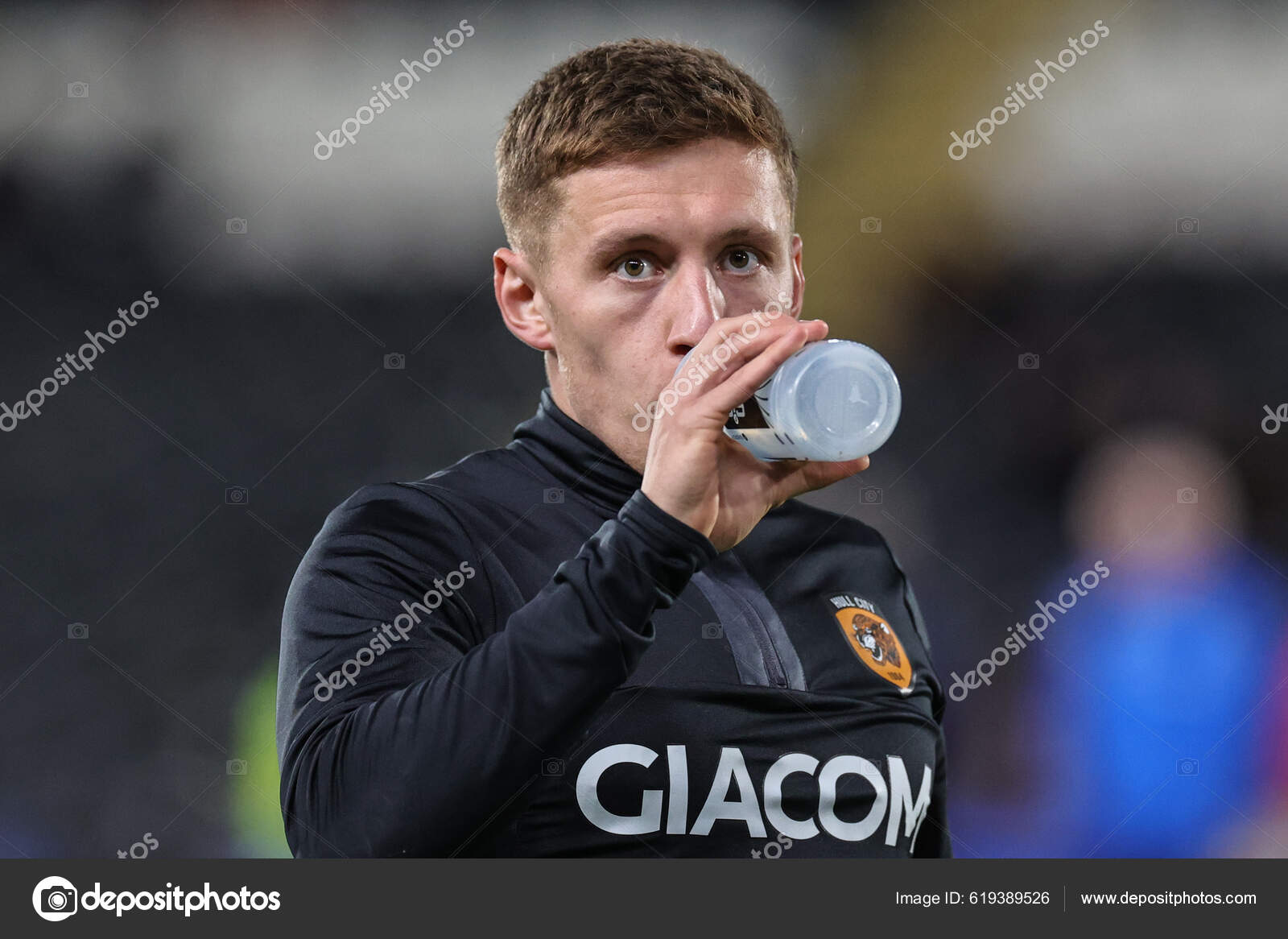 Greg Docherty Hull City Pre Game Warmup Ahead Sky Bet – Stock Editorial ...