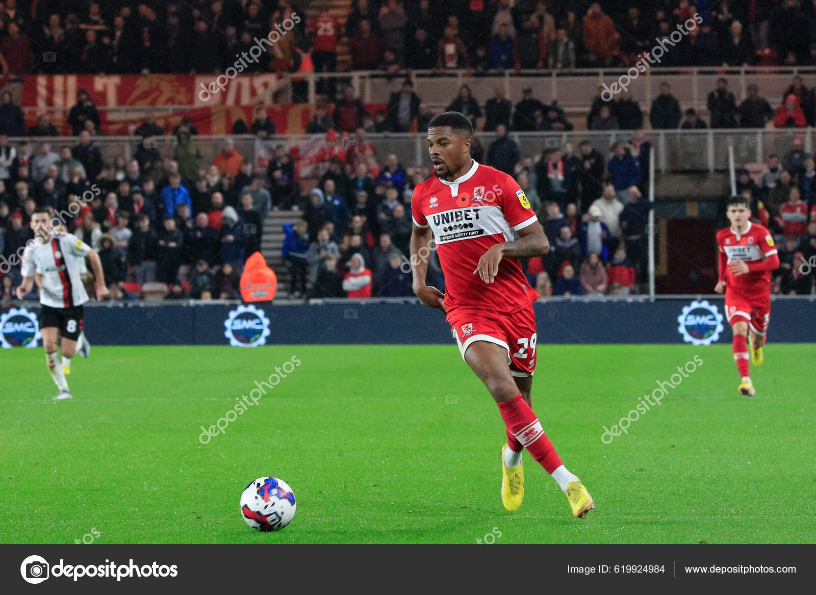 Chuba Akpom Middlesbrough Ball Sky Bet Championship Match Middlesbrough ...