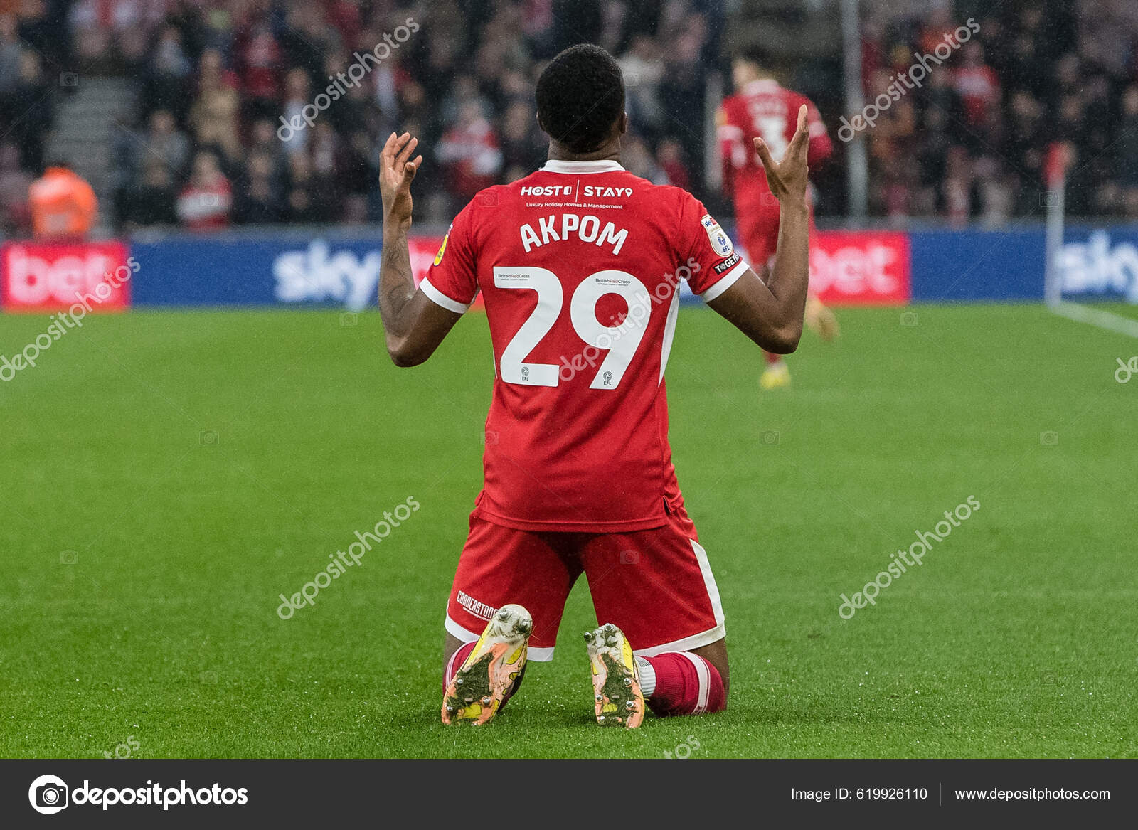 Chuba Akpom Middlesbrough Celebrates His Goal Makes Score Sky Bet ...