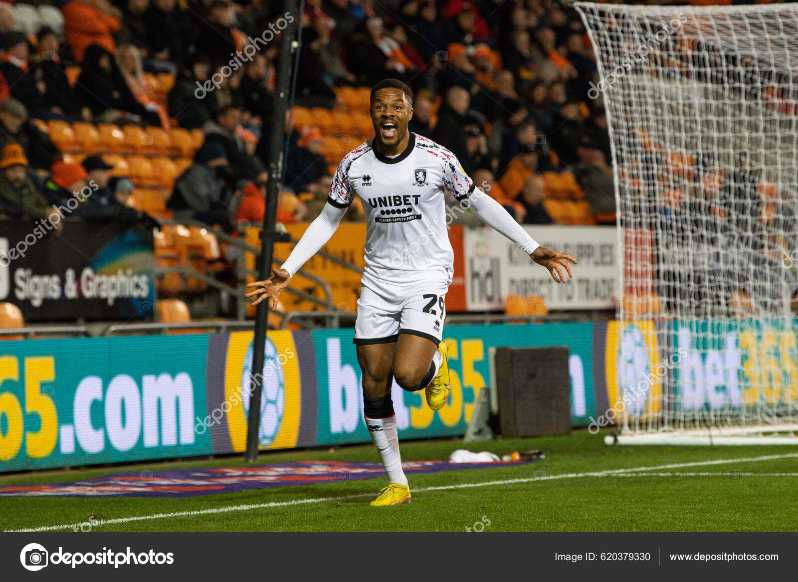 Chuba Akpom Middlesbrough Celebrates His Goal Make Sky Bet Championship ...