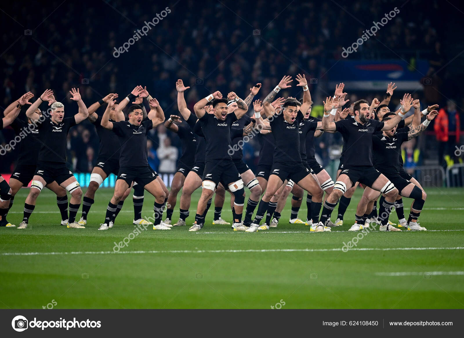 New Zealand Perform Haka Autumn Internationals Match England New ...