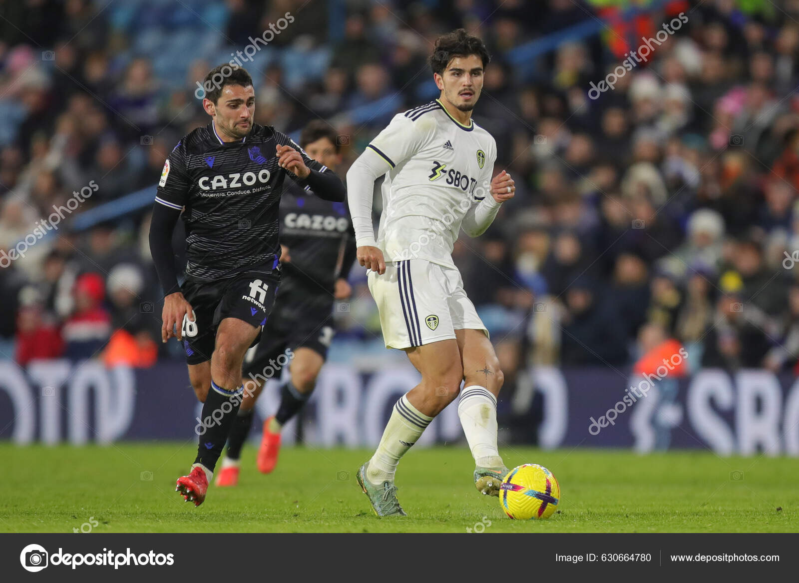 Pascal Struijk Leeds United Passes Ball Mid Season Friendly Match ...