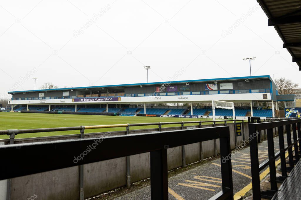 Vista general del ARMCO Arena donde Wasps puede jugar en el Campeonato ...