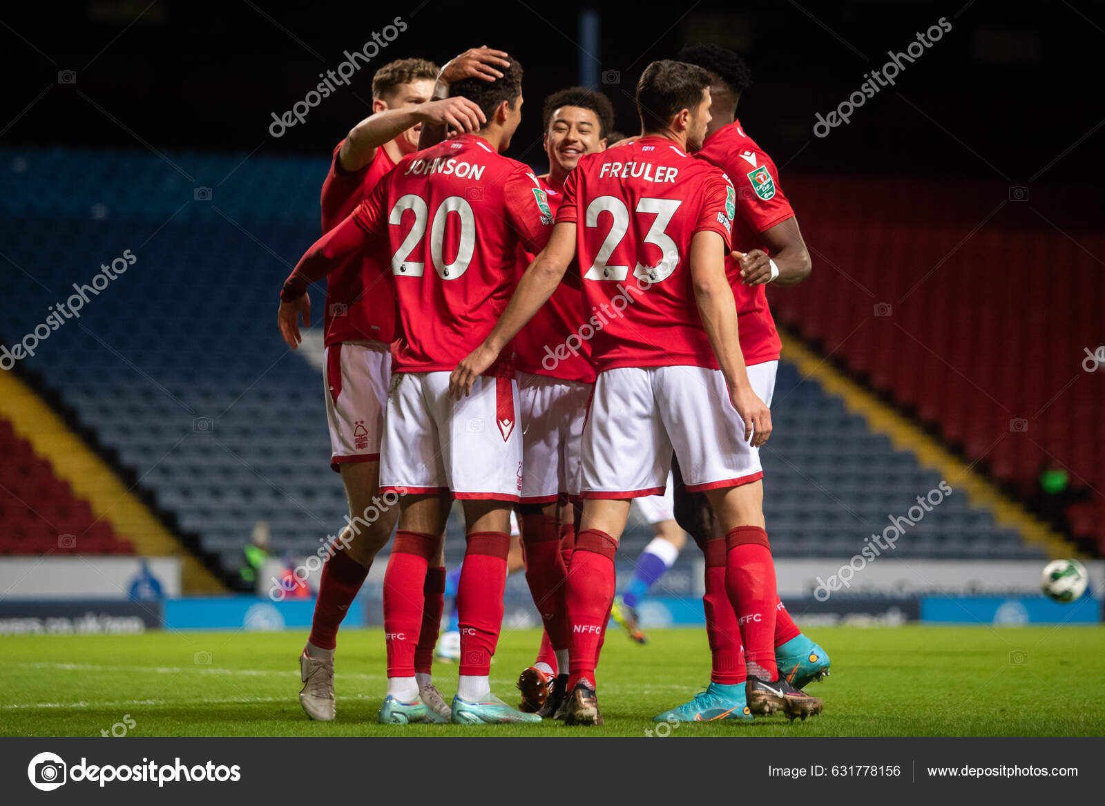 Forest Celebrate Going Ahead Brennan Johnson Nottingham Forest Penalty ...