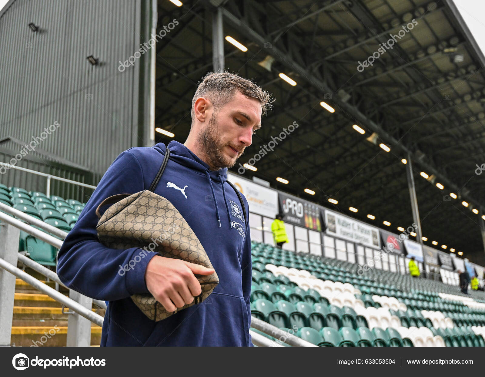 Plymouth Argyle Midfielder Danny Mayor Arrives Sky Bet League Match ...