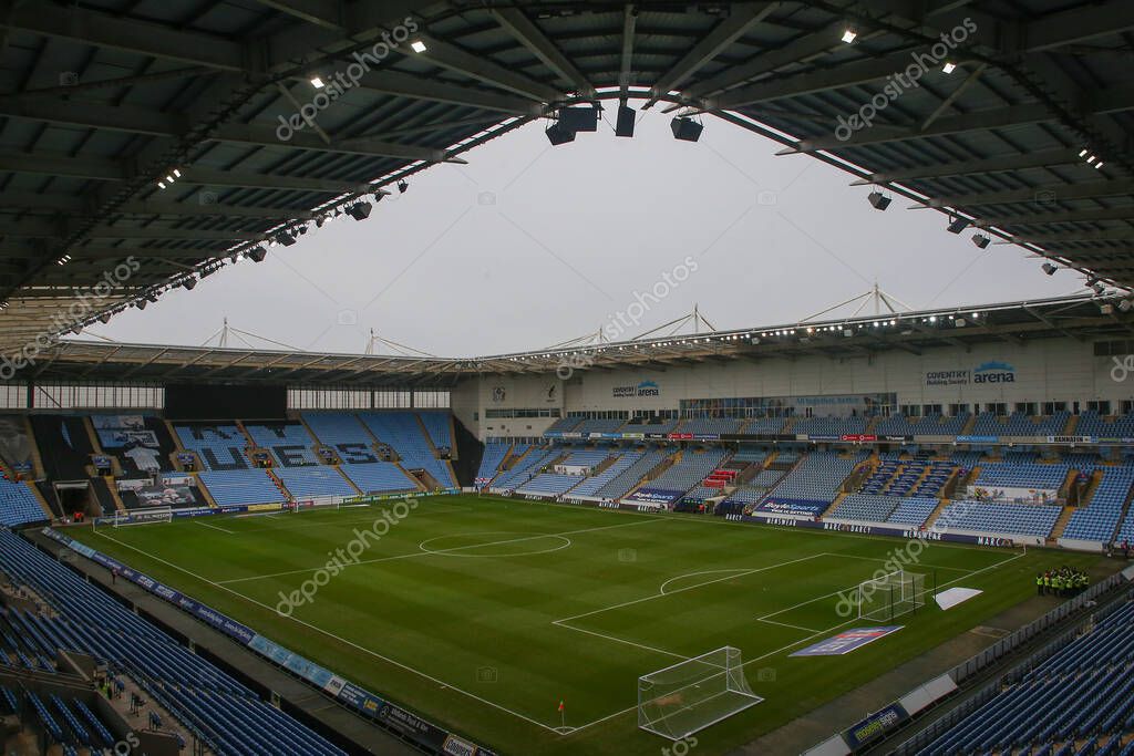 General view inside of Coventry Building Society Arena, home of ...