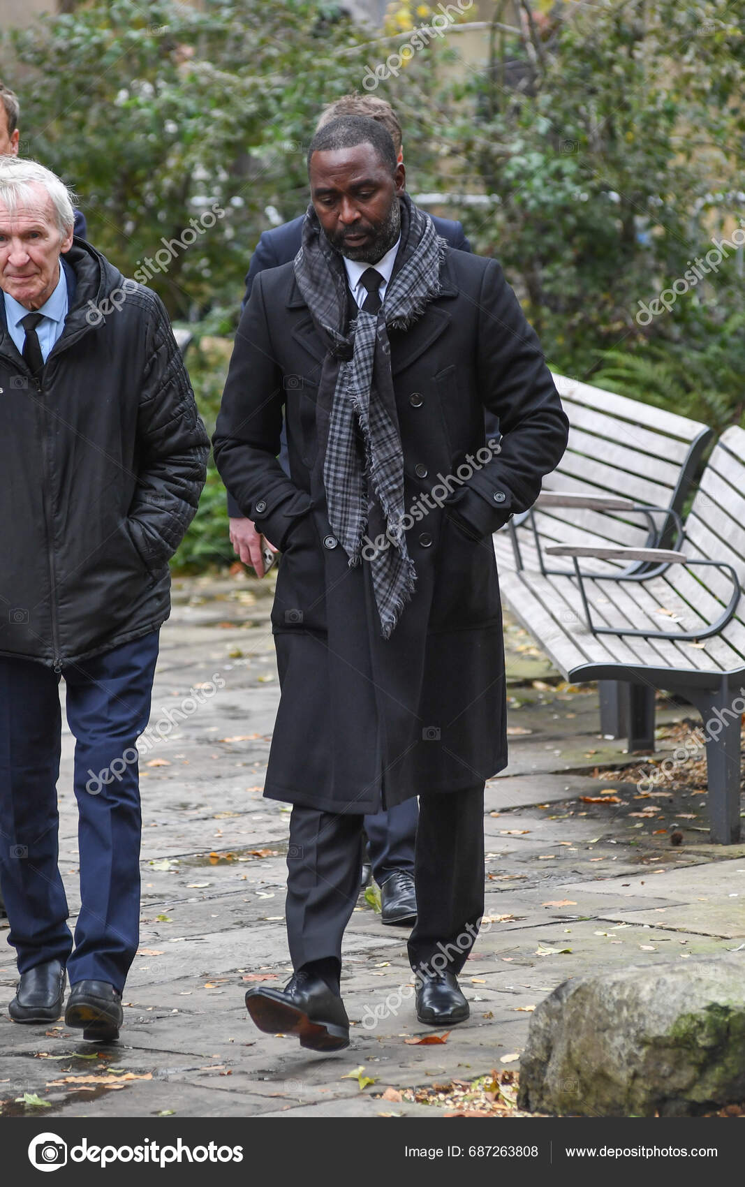 Former Manchester United Player Andy Cole Attends Sir Bobby Charltons ...