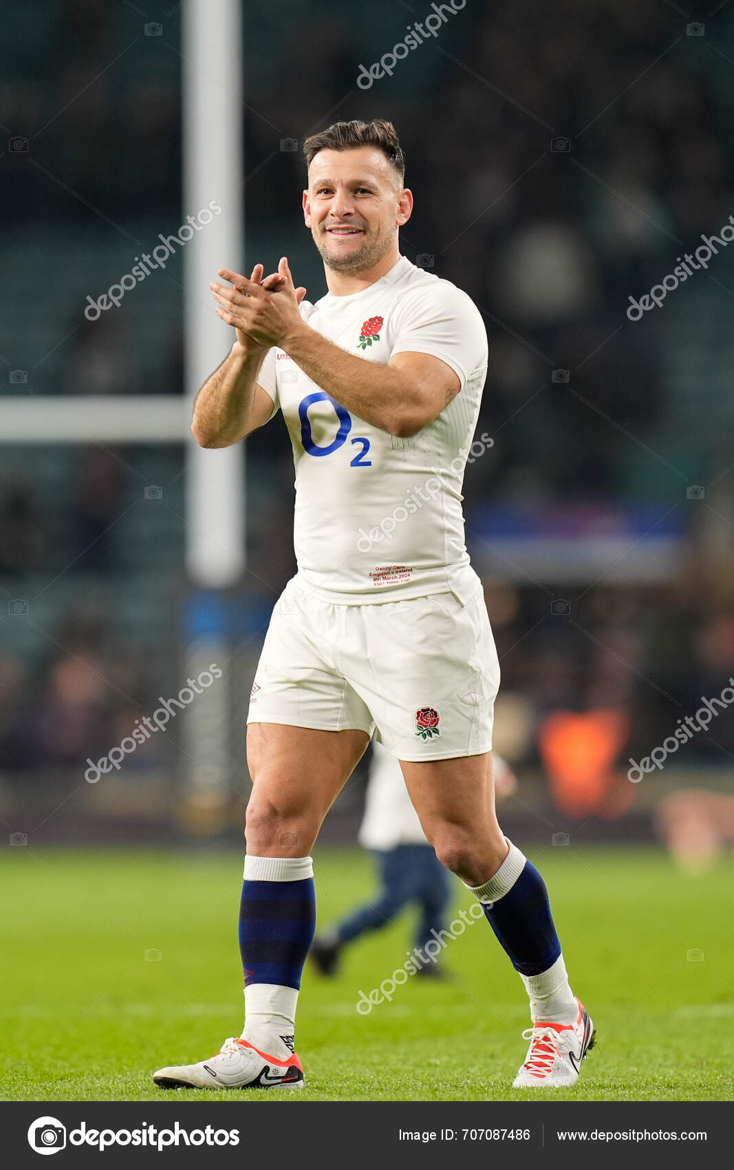 Danny Care England Salutes Fans 2024 Guinness Nations Match England ...