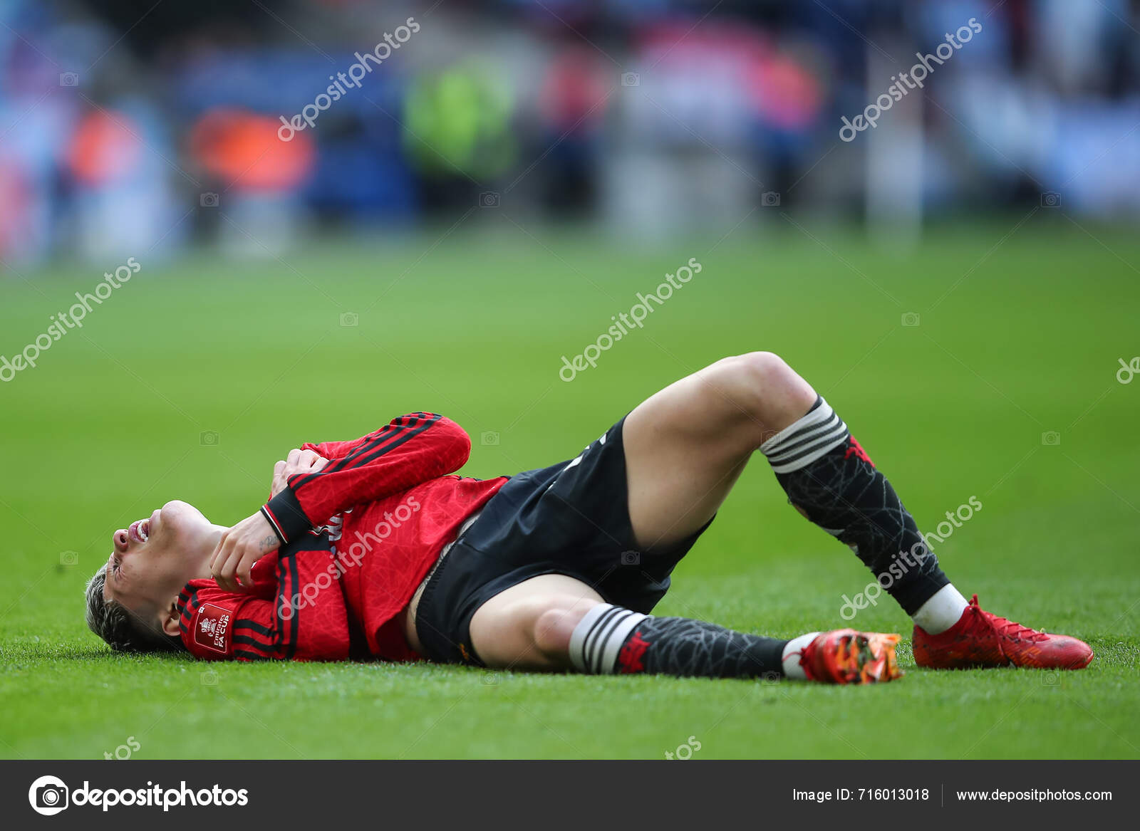 Alejandro Garnacho Manchester United Goes Injury Emirates Cup Semi ...