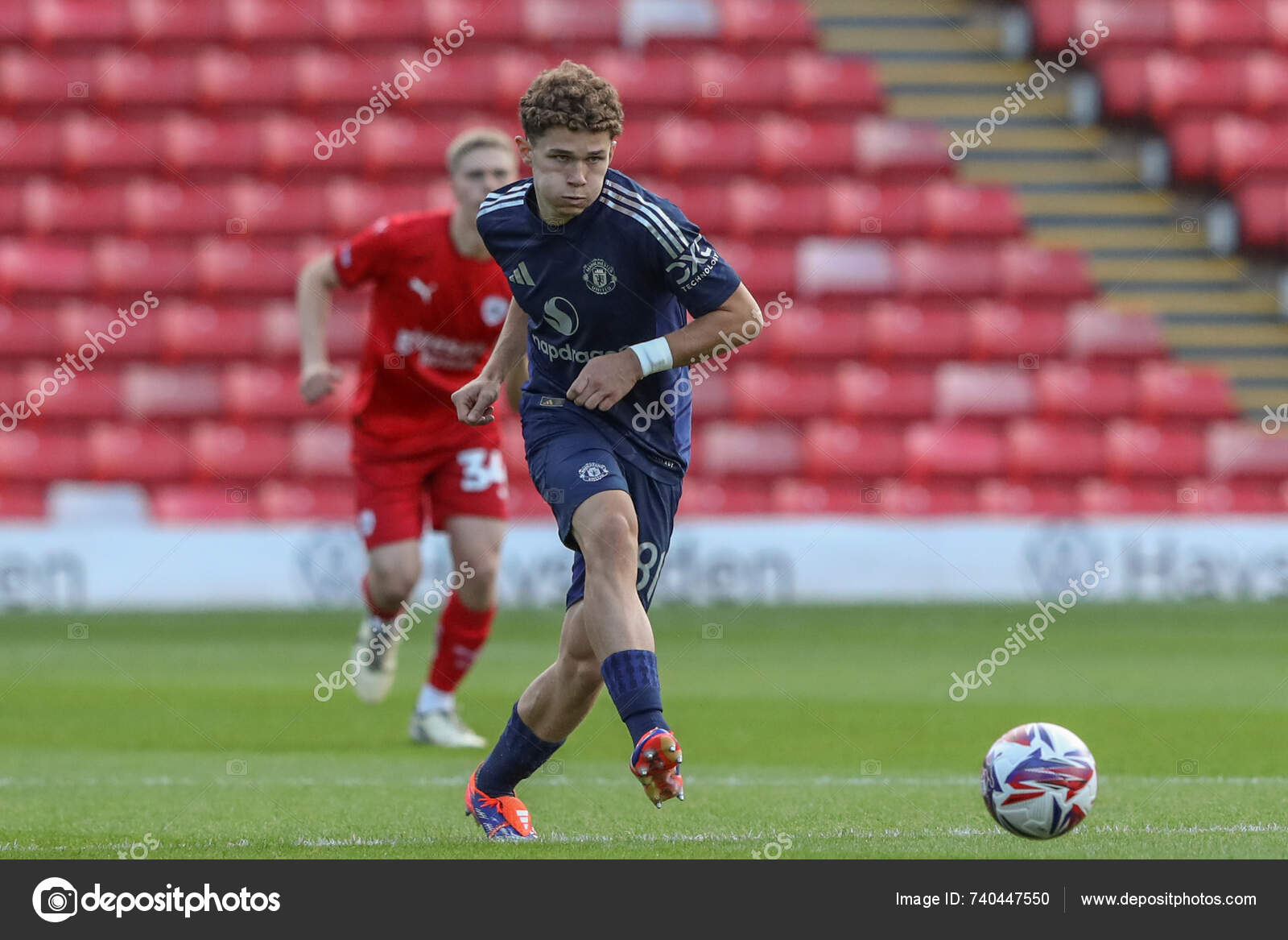 Jacob Devaney Manchester United Passes Ball Bristol Street Motors ...