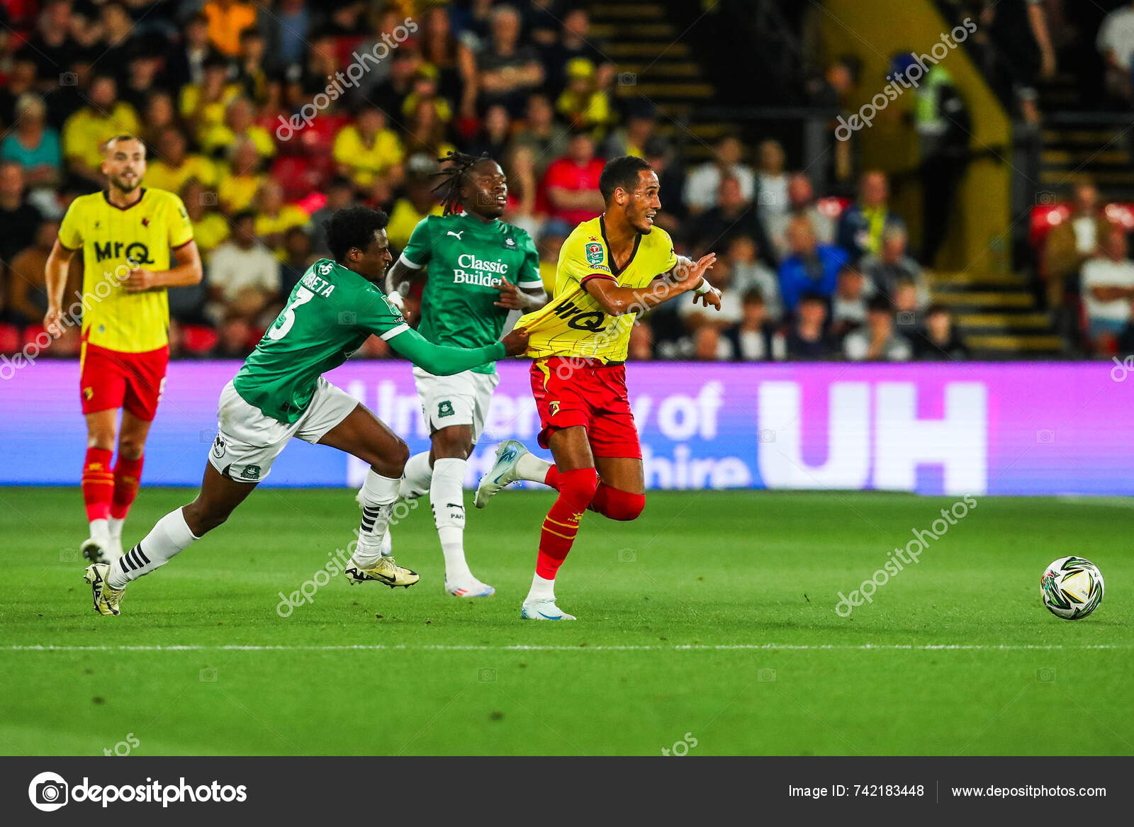 Tom Ince Watford Put Pressure Bynathanael Ogbeta Plymouth Argyle ...