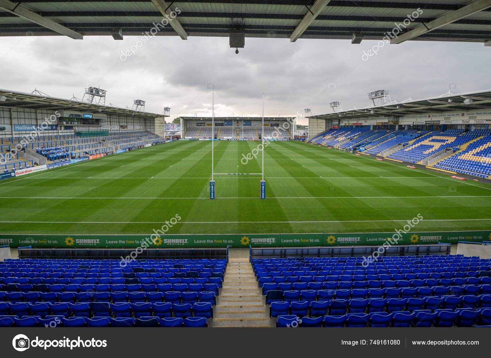 General View Halliwell Jones Stadium Home Warrington Wolves Ahead ...