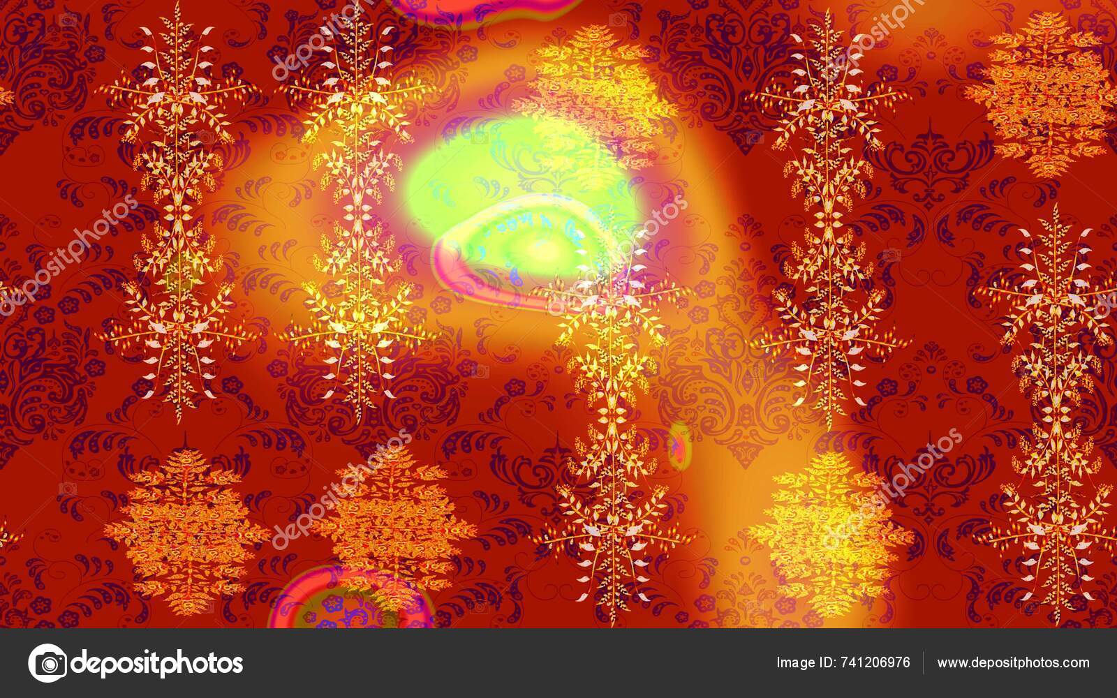 Winter Snowflake Raster Background Isolated Nice Snowflakes Colorful ...