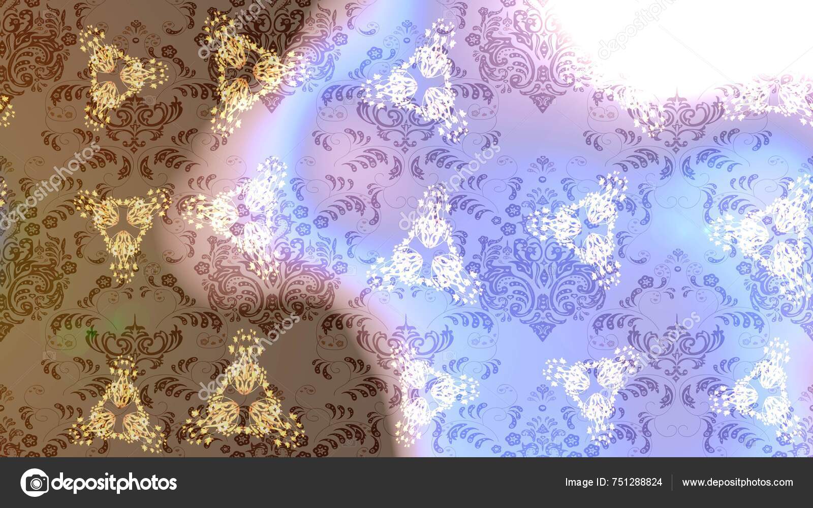 Snowflake Raster Icon Background Neutral Brown Blue Color Winter ...