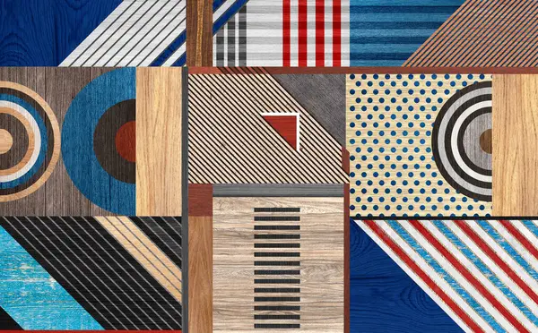 Seamless Golden Colorful Art Design Wood Texture Wall Floor Tiles ...