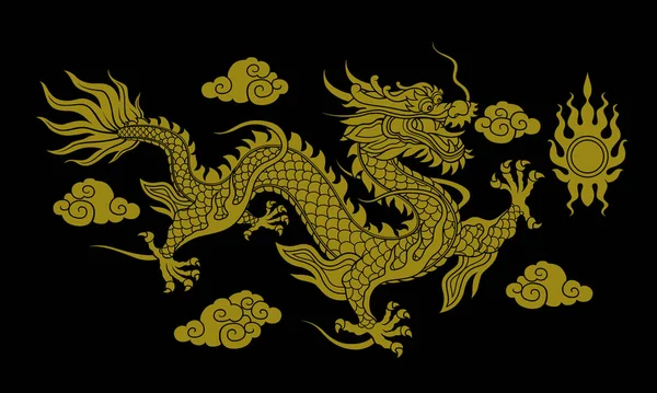 Chinese Dragon Graphics Line Patterns Traditional Chinese Dragon Tattoo ...