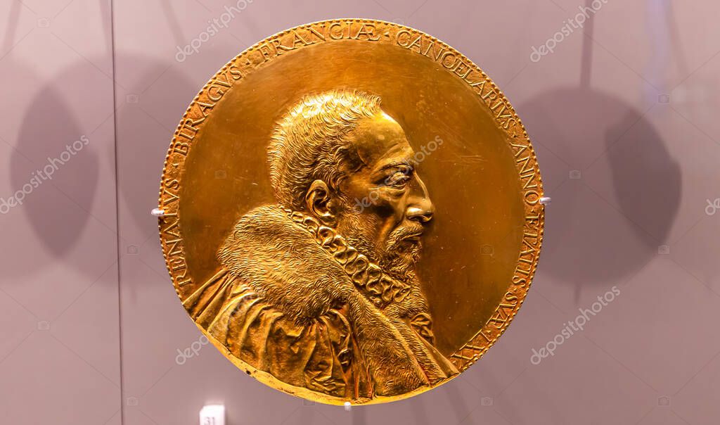 PARÍS, FRANCIA, 20 DE OCTUBRE DE 2022: Decoración de la Biblioteca ...