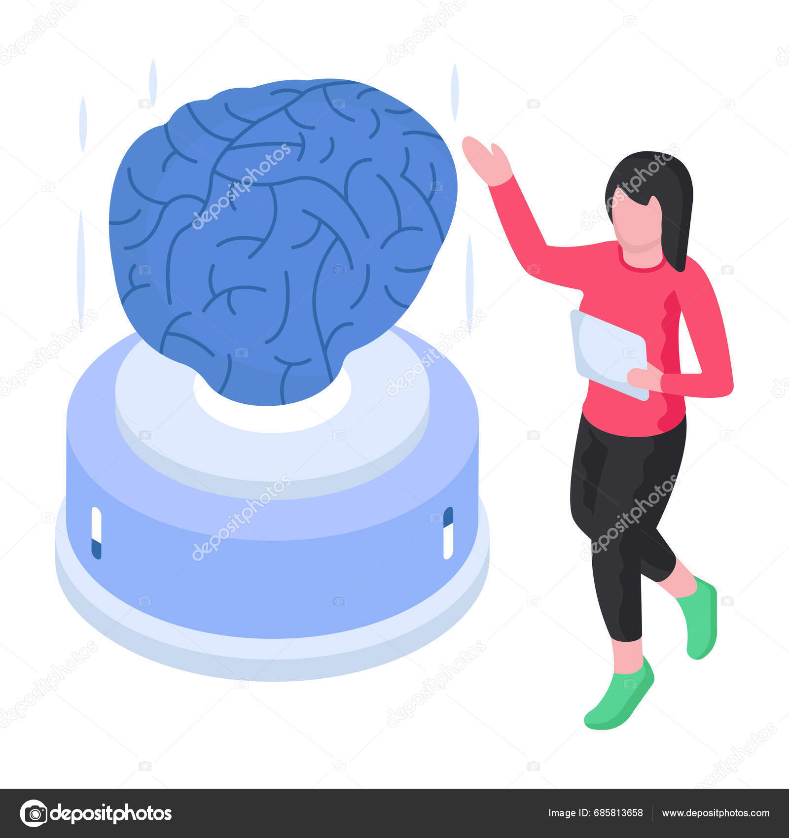 Artificial Intelligence Concept Illustration Brain Vector Stock Vector ... Artificial Intelligence Concept Illustration Brain Vector Stock Vector ...