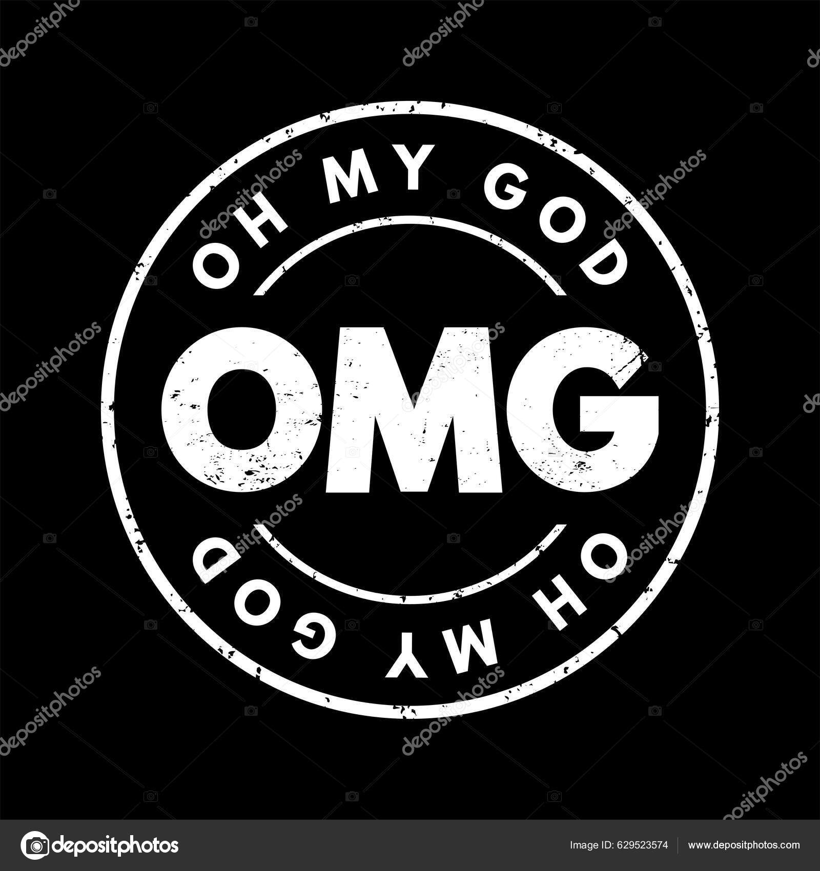 Omg God Acronym Concept Background Stock Vector by ©dizanna 629523574