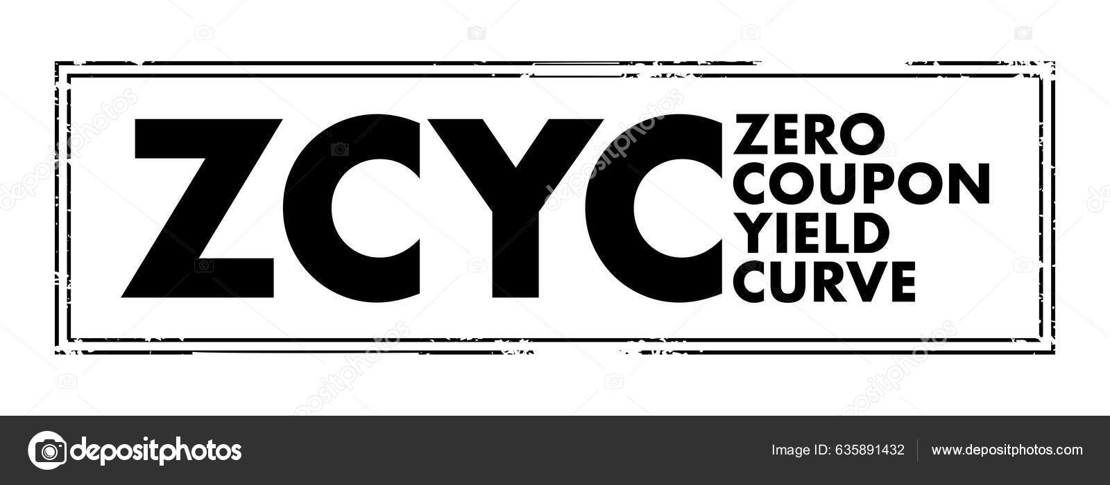 Zcyc Zero Coupon Yield Curve Special Type Yield Curve Maps Stock Vector ...