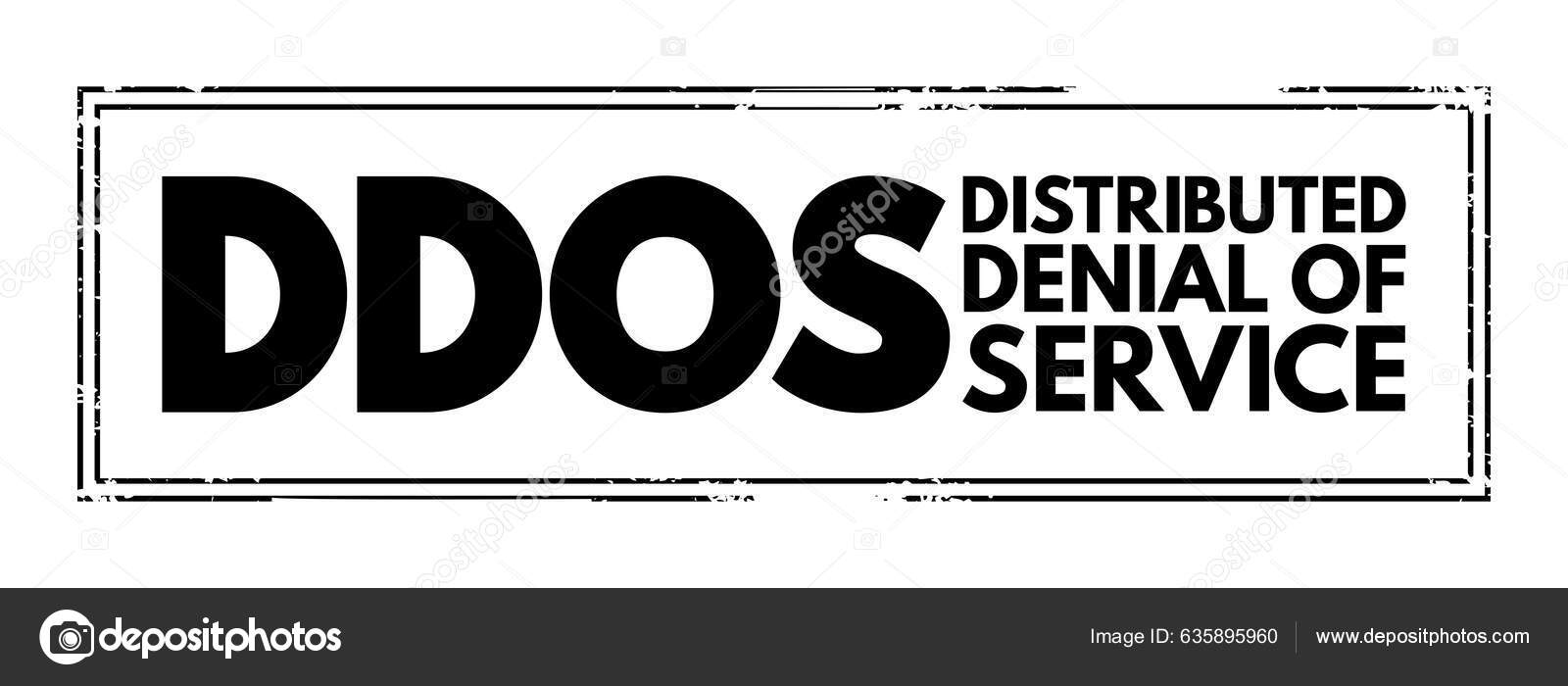 Ddos Distributed Denial Service Attack Occurs Multiple Machines ...