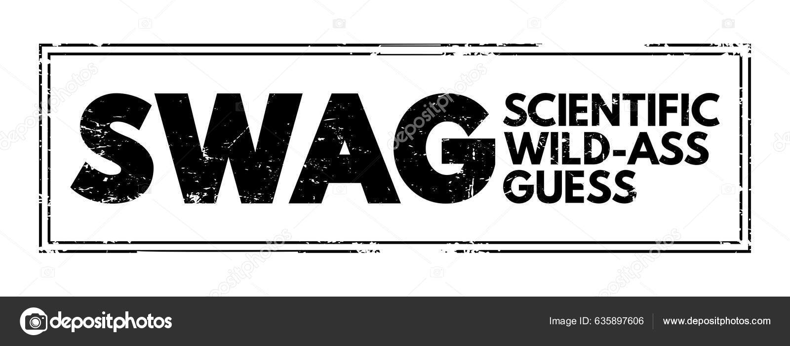 Swag Estimate Meaning WTF Is A SWAG?