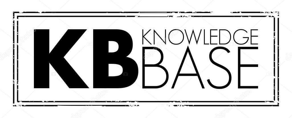 KB - Base de conocimientos es una tecnología utilizada para almacenar ...