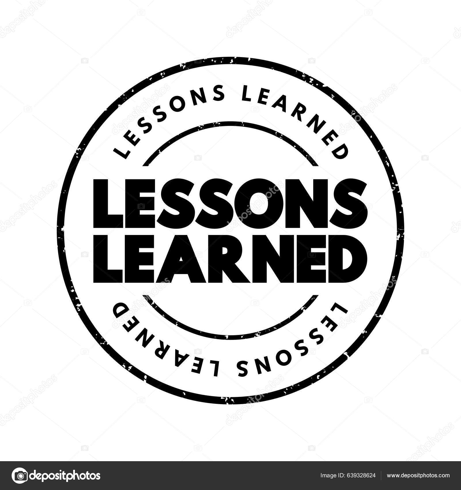 Lessons Learned Text Stamp Concept Background Stock Vector by ©dizanna ... Lessons Learned Text Stamp Concept Background Stock Vector by ©dizanna ...