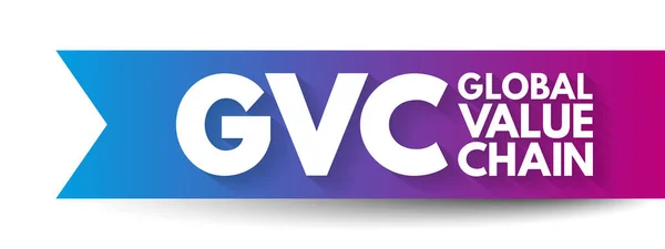 GVC Global Value Chain - gama completa de actividades que los agentes ...