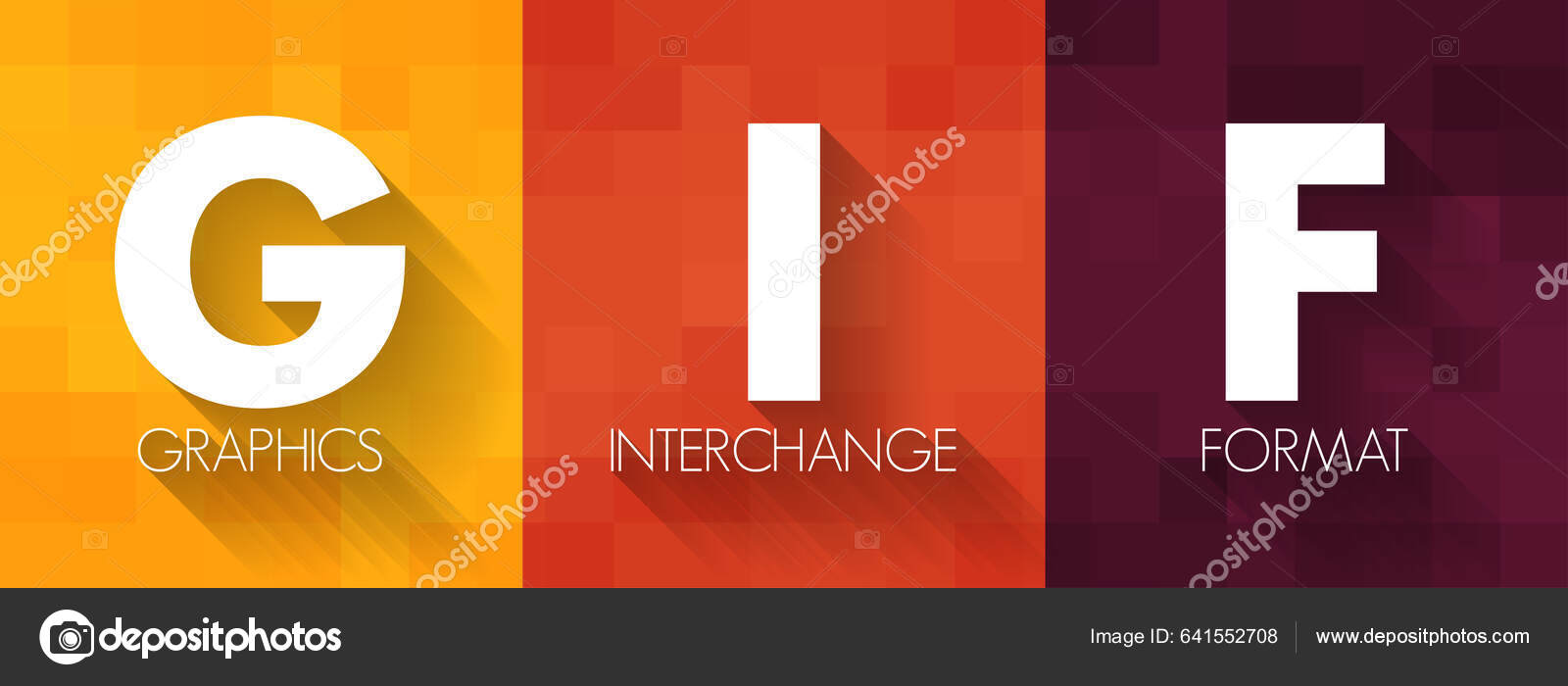 Gif Graphics Interchange Format Type Bitmap Image Format Acronym Text ...