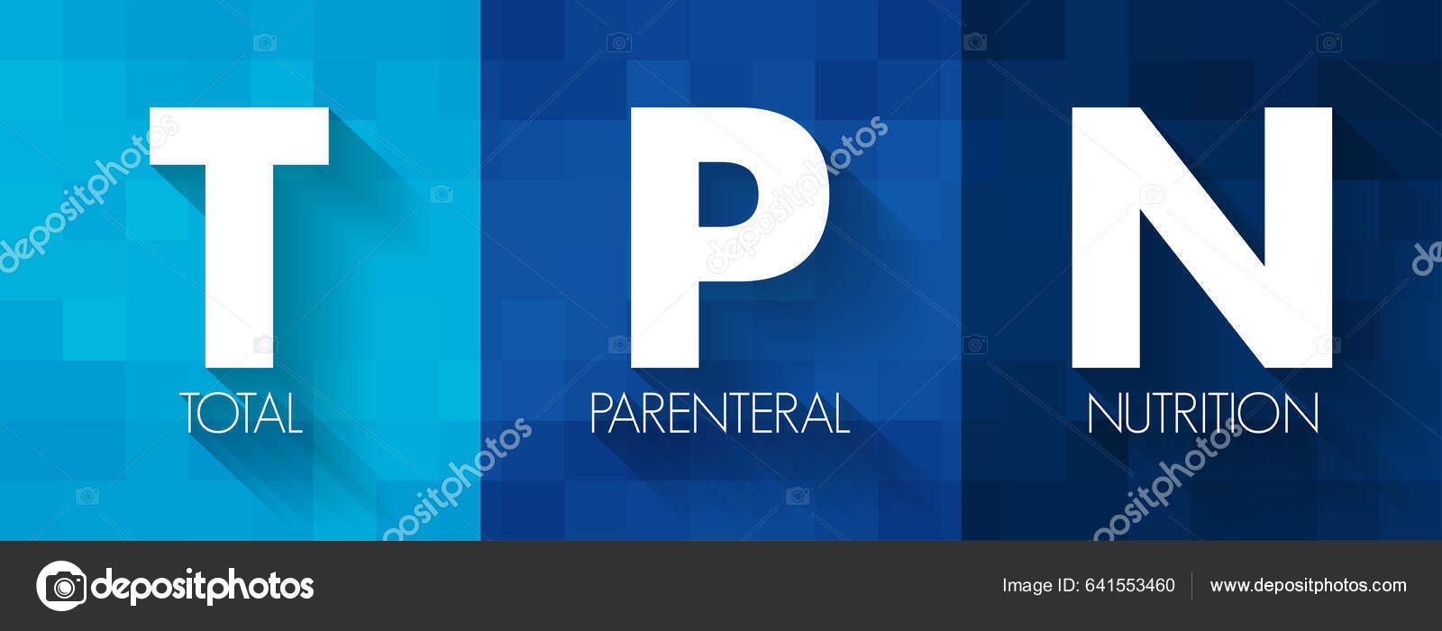 Tpn Total Parenteral Nutrition Medical Term Infusing Specialized Form ...