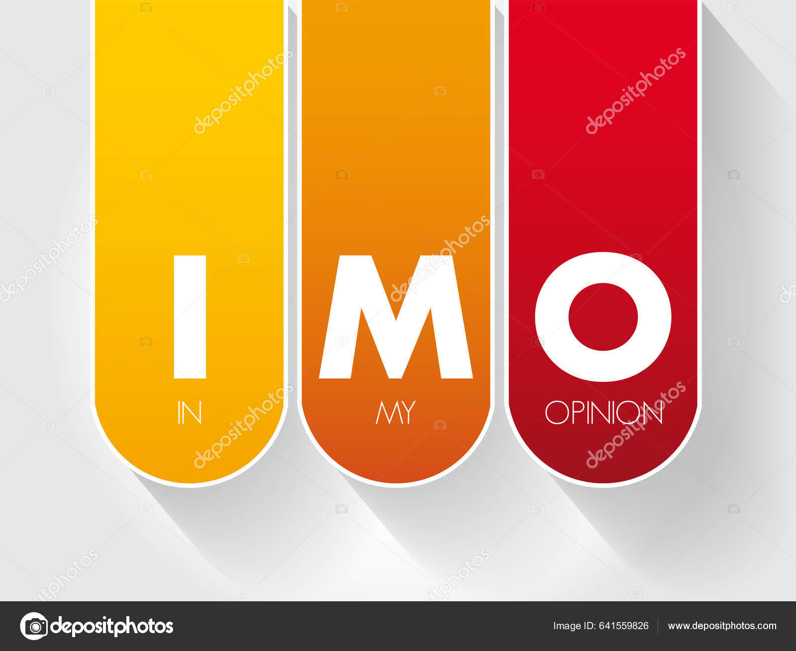 Imo Opinion Acronym Text Concept Presentations Reports Stock Vector by ... Imo Opinion Acronym Text Concept Presentations Reports Stock Vector by ...