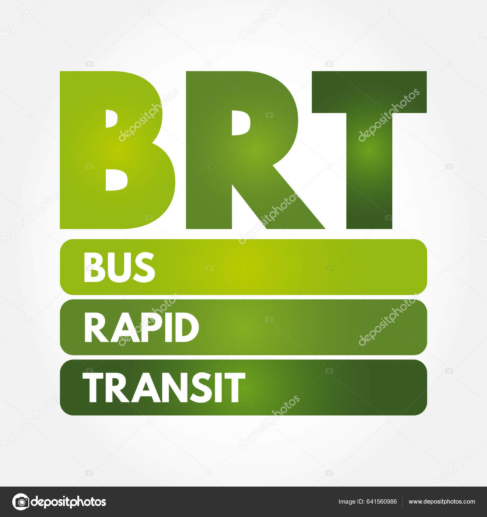 Brt Bus Rapid Transit Sistema Transporte Público Basado Autobuses ...