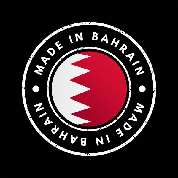 Bahrain made in sticker Vector Art Stock Images | Depositphotos