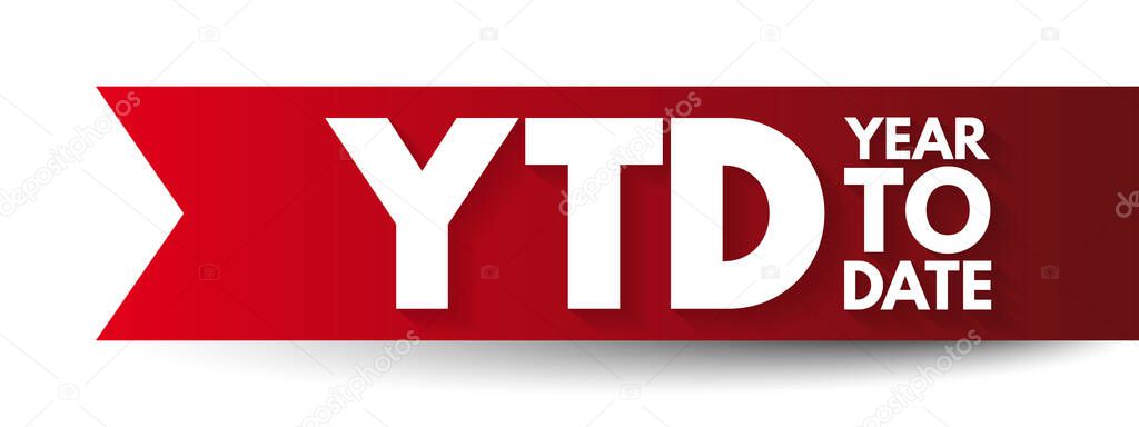 Año a la fecha: período de tiempo que comienza el primer día del año civil en curso o año fiscal ...