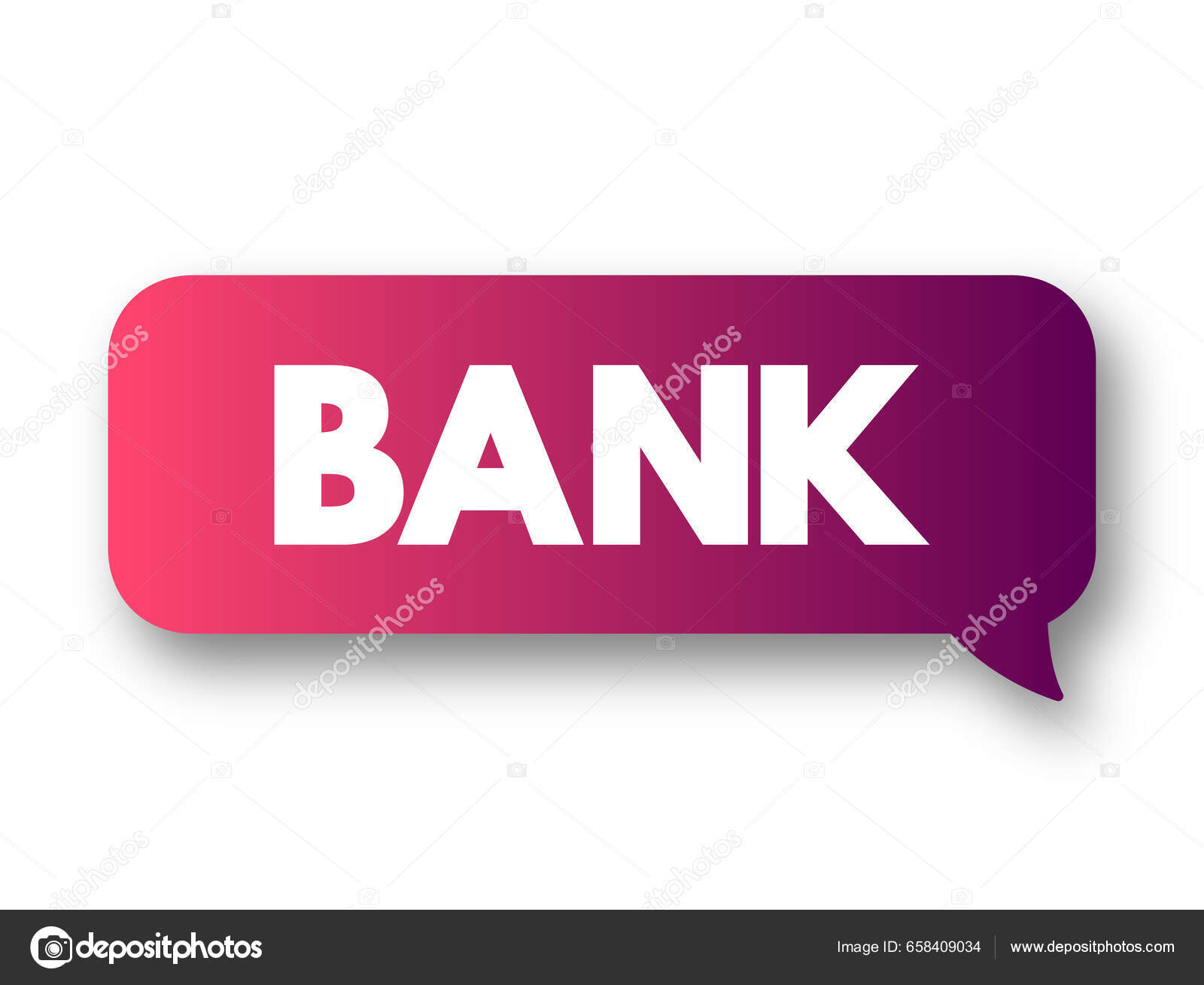 Bank Text Message Bubble Concept Background Stock Vector by ©dizanna ...