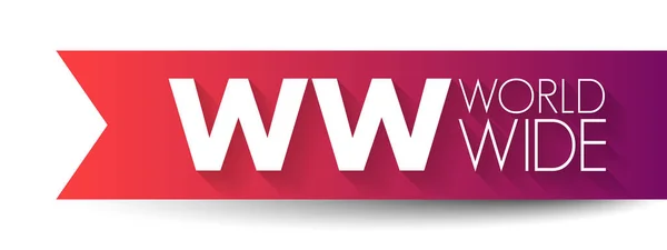 World Wide Acronym Business Concept Background Stock Vector by ©dizanna ...