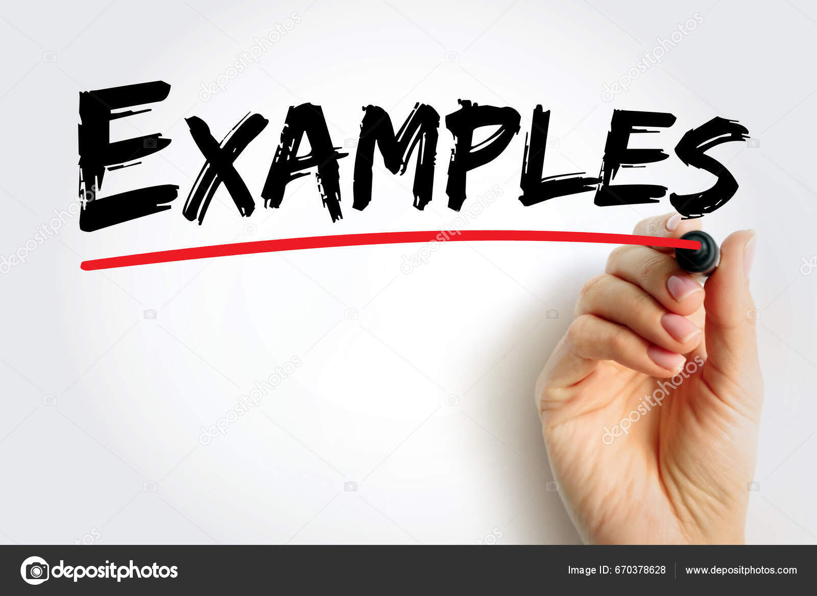 Examples Text Quote Concept Background — Stock Photo © dizanna #670378628
