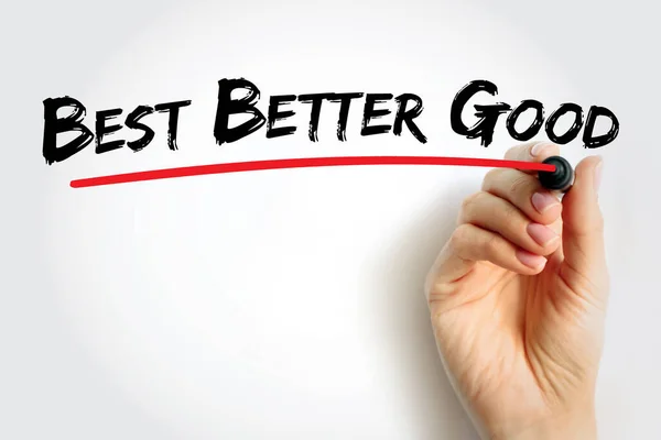 Good better best Stock Photos, Royalty Free Good better best Images ...