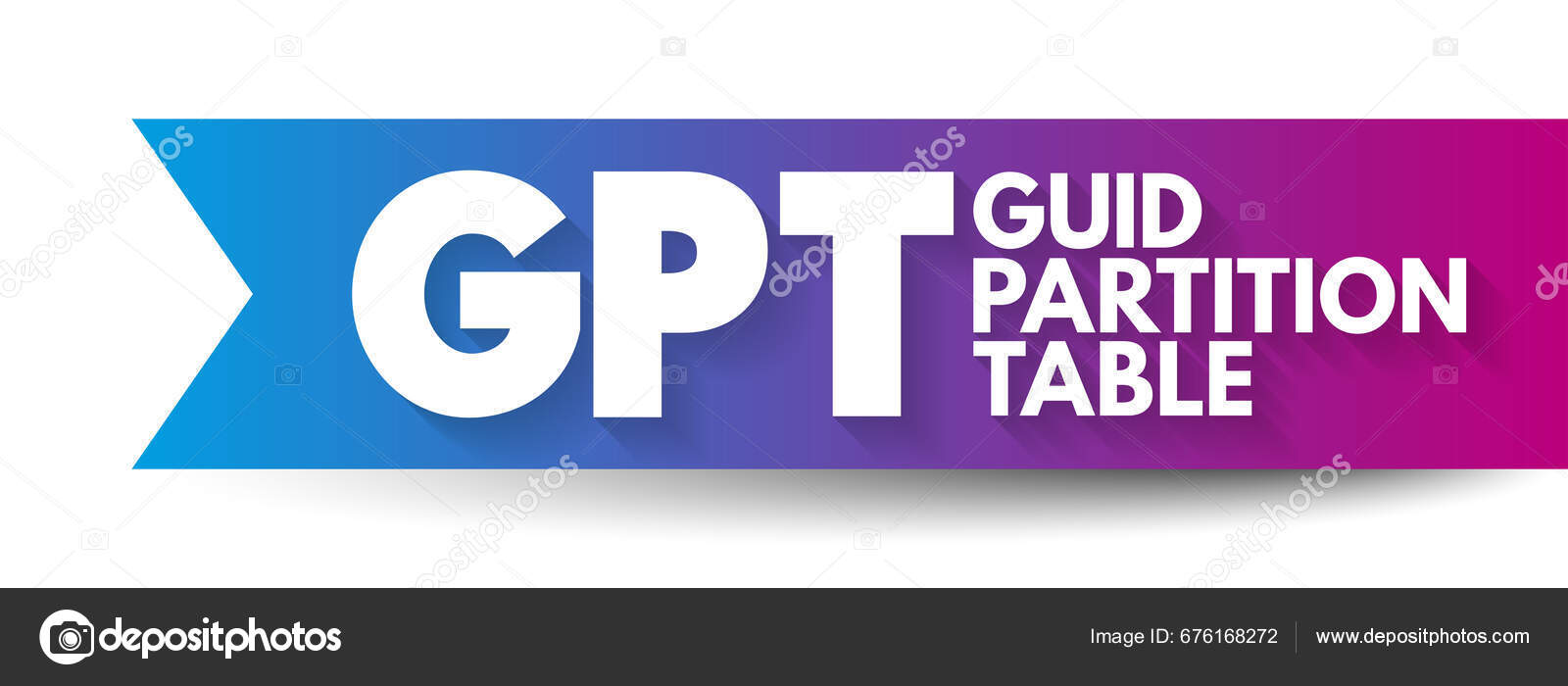 Gpt Guid Partition Table Standard Layout Partition Tables Physical ...